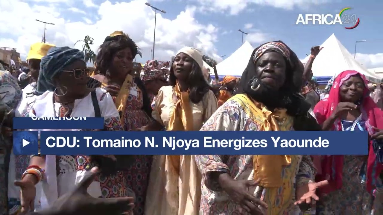 Cameroon - CDU: Tomaino Ndam Njoya Energizes Yaounde | Africa24 TV